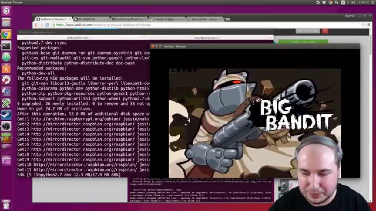 Raspberry Pi Dashboard & Adafruit IO with TonyD! @adafruit LIVE - YouTube