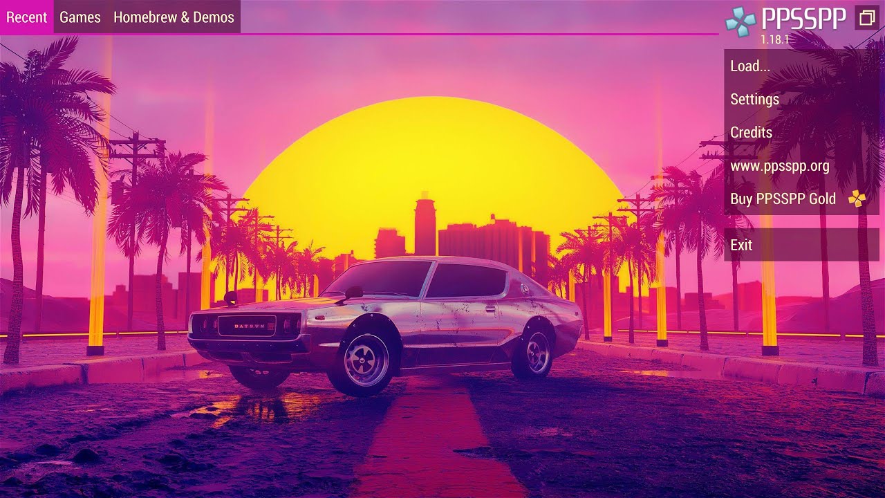 Vice City Style PPSSPP Theme Download and Setup - YouTube