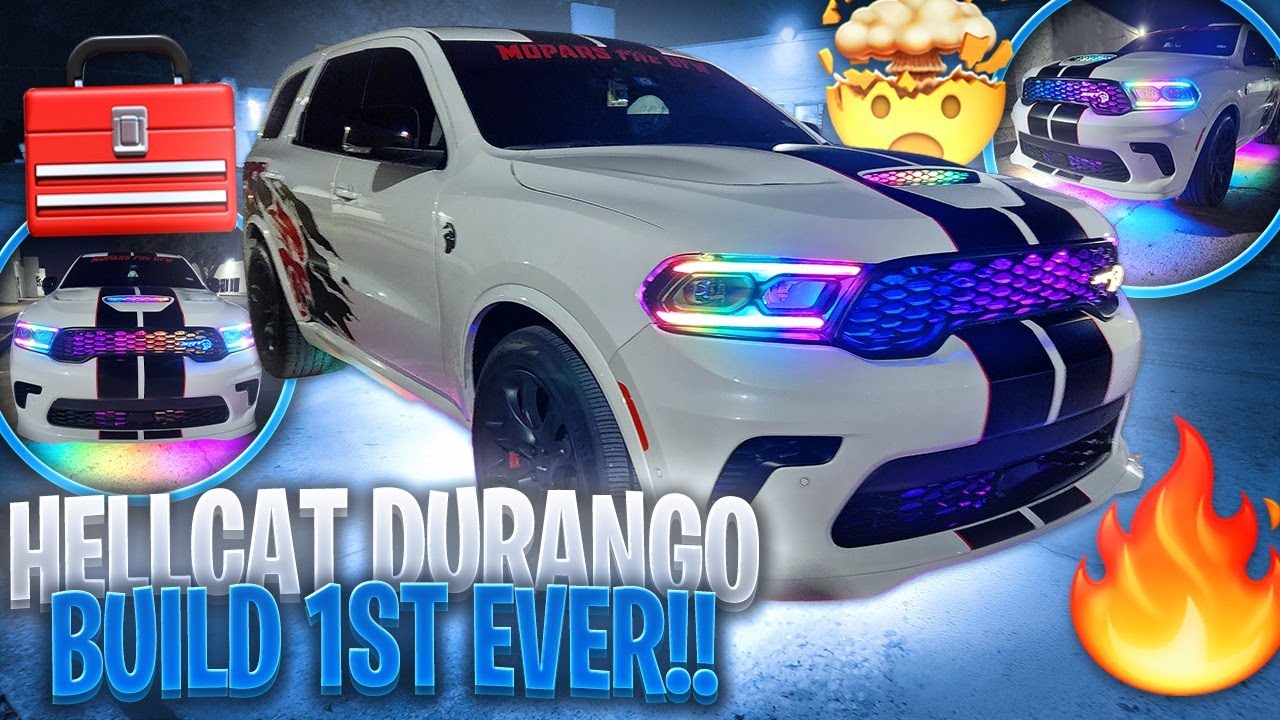 1ST EVER HELLCAT DURANGO GET THE FULL LIGHT PACKAGE #Shorts - YouTube