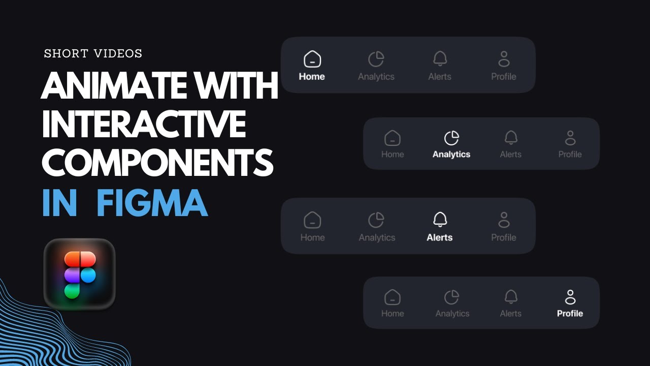 Animate Navigation Bar with Interactive Components in Figma - YouTube