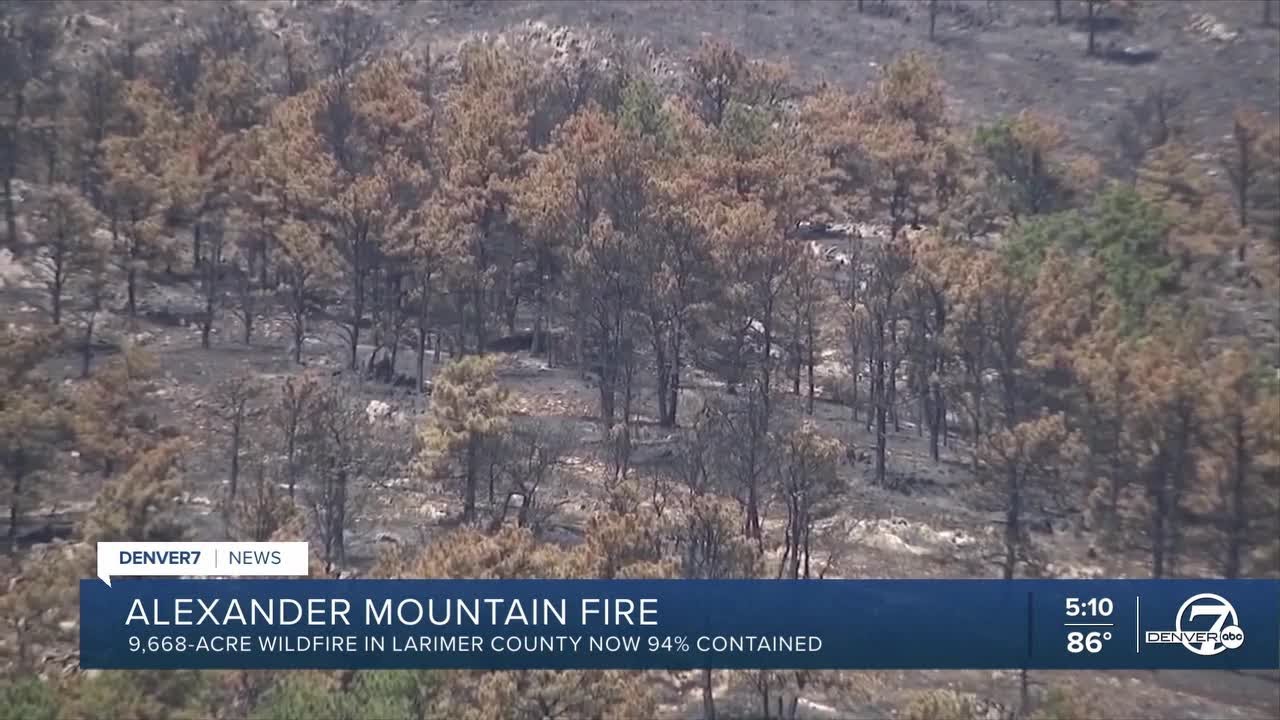 Crews bring Alexander Mountain Fire in Larimer County to near full ...