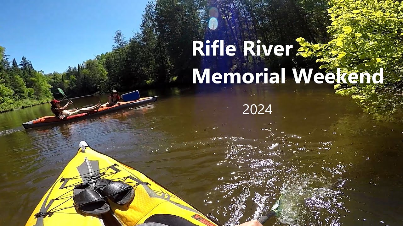 Kayaking Rifle River! - YouTube