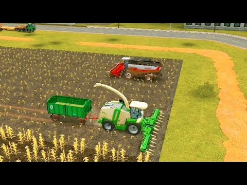 trector tipper and harvesting, #farmers #farming #fs16 #fs18, - YouTube