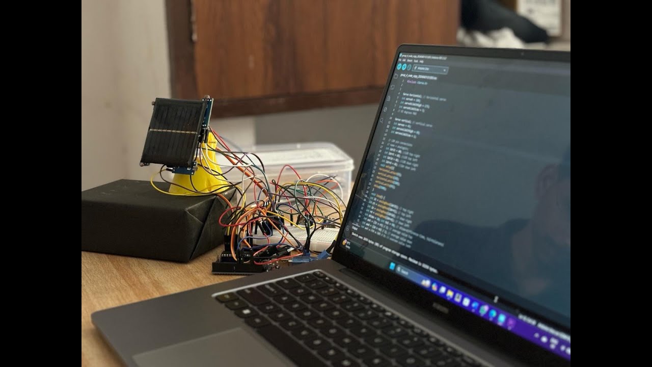 Demonstration of Dual Axis Solar Panel || DIY LAB || IIT KGP - YouTube