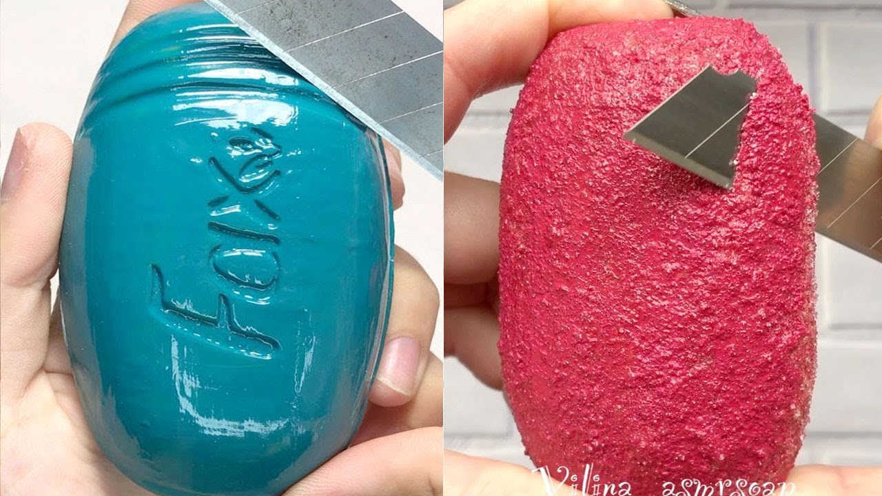 Soap Cutting ASMR ! Relaxing Sounds ! (no talking) Satisfying ASMR ...