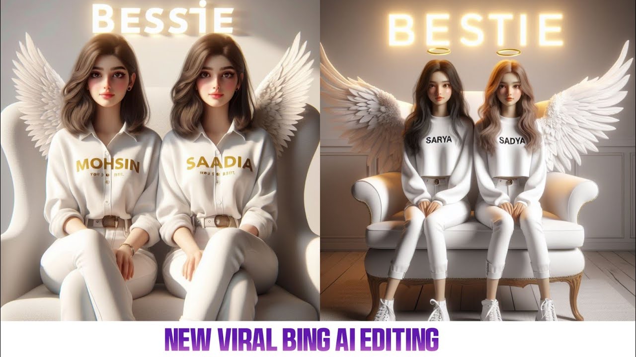 Girls Bestie Friend Ai Photo Editing Kaise Kare | Tag Your Bestie Name ...