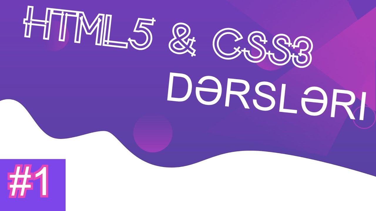 HTML5 və CSS3 Dərsləri #1 - Visual Studionun Qurulması - YouTube