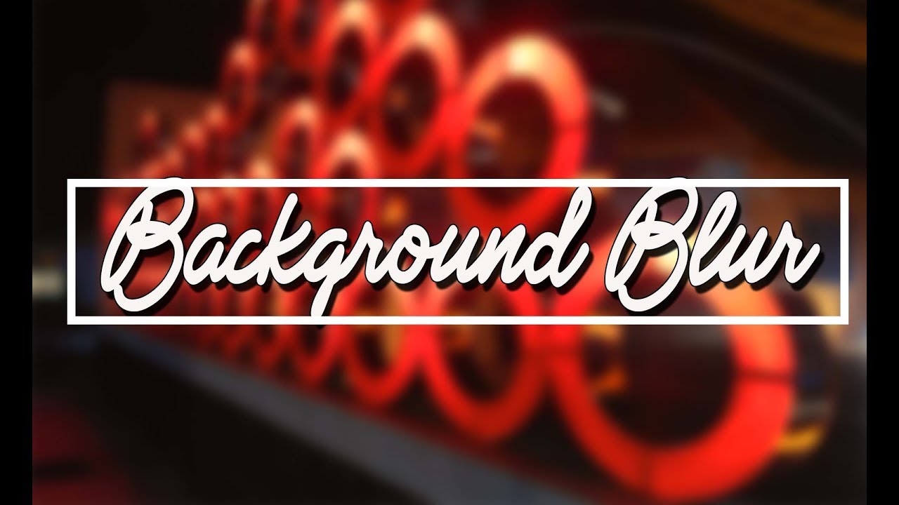How to Blur Video Background in Filmora - YouTube