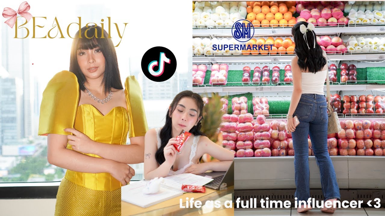 BEAdaily: Life as a Full-Time Influencer (BTS of content shoots ...