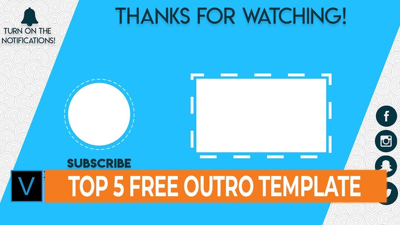 Top 5 YouTube Endscreen/Outro Templates Free Download + No Copyright #3 ...