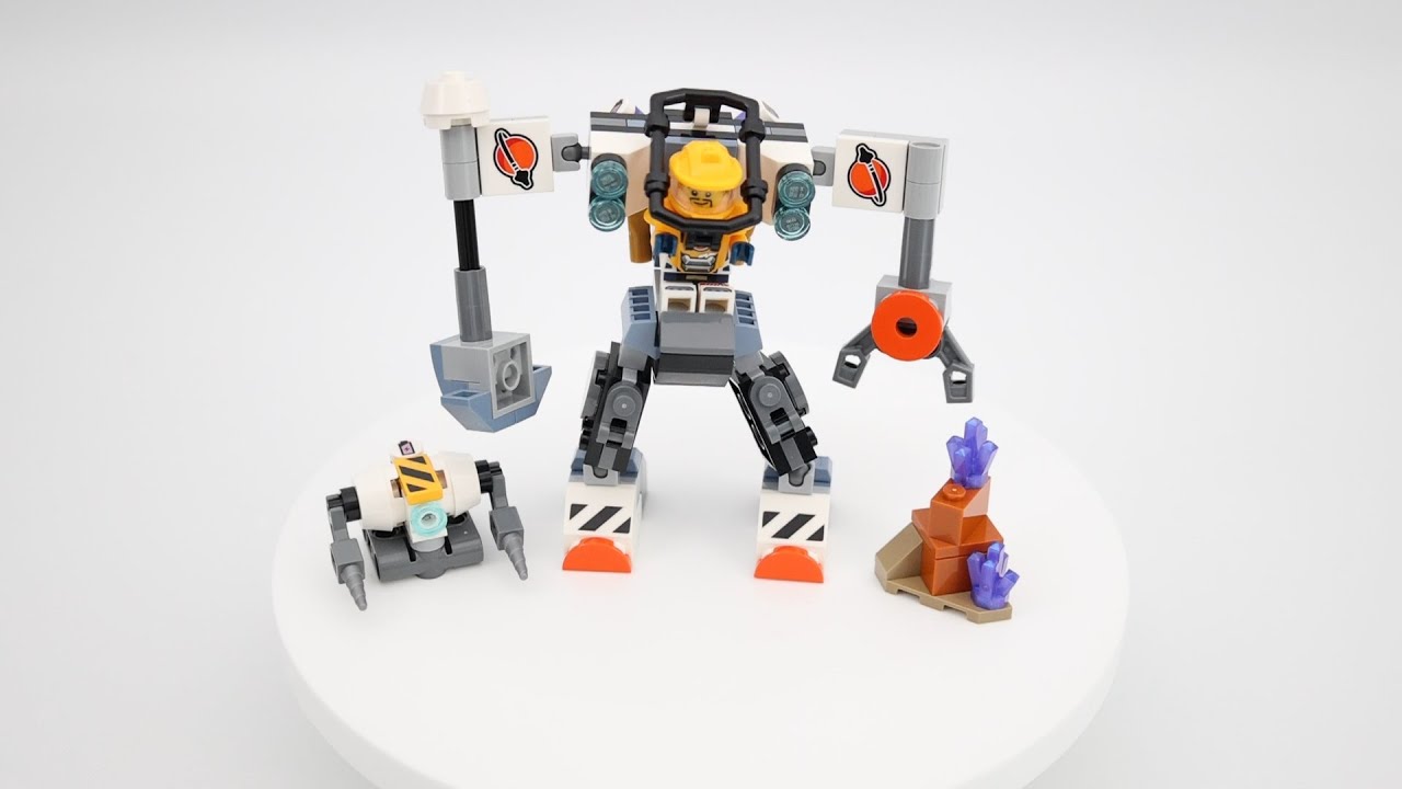 LEGO City 60428 Space Construction Mech Speed Build - YouTube