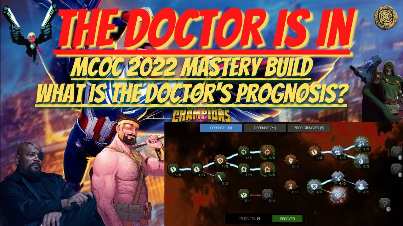 MCOC 2022 Mastery Build What Is The Doctor's Prognosis - YouTube