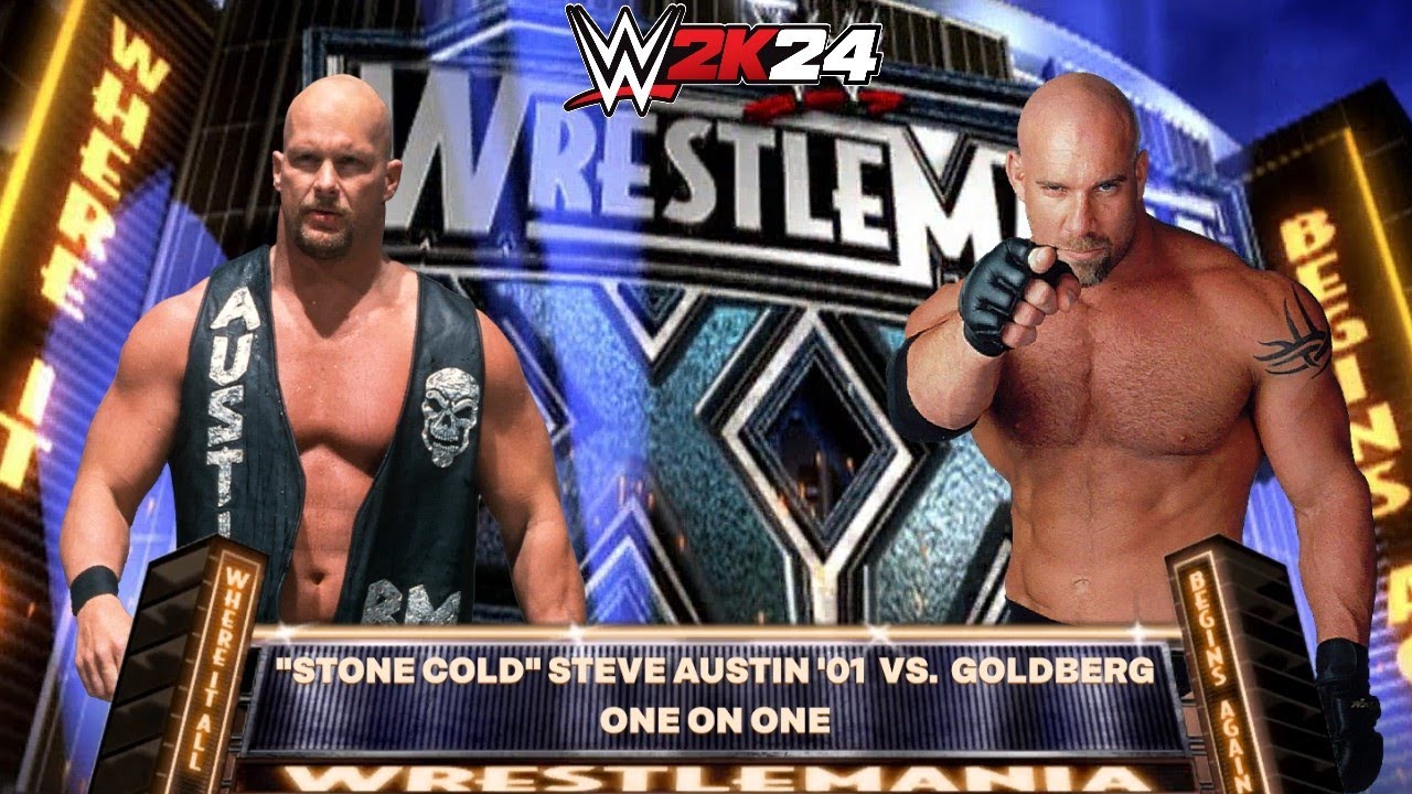 Full Match - Stone Cold vs Goldberg: Wrestlemania 20 | WWE 2k24 - YouTube