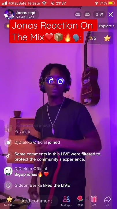 Jonas live On Tiktok React :Jonas TRAPBOX 📦 ️Mix By DjDiekko🔥🫡 - YouTube