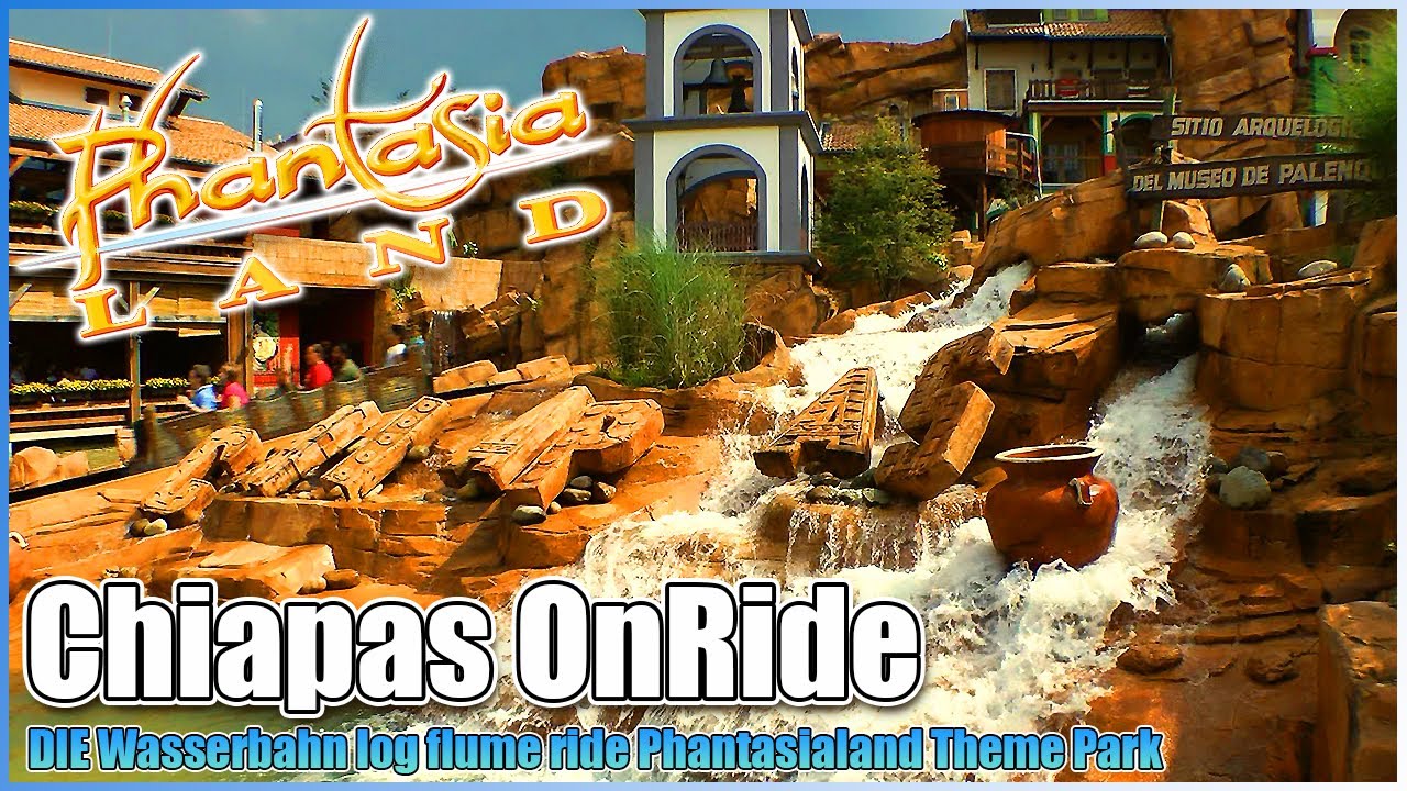 🌊Chiapas Die Wasserbahn😂OnRide Log Flume Ride Full Cue OnRide Exit POV🙌 ...