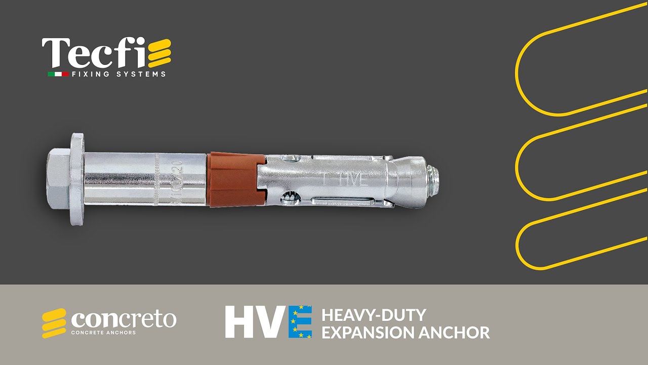 HVE - Heavy-duty expansion anchor - ETA-CE certified - YouTube