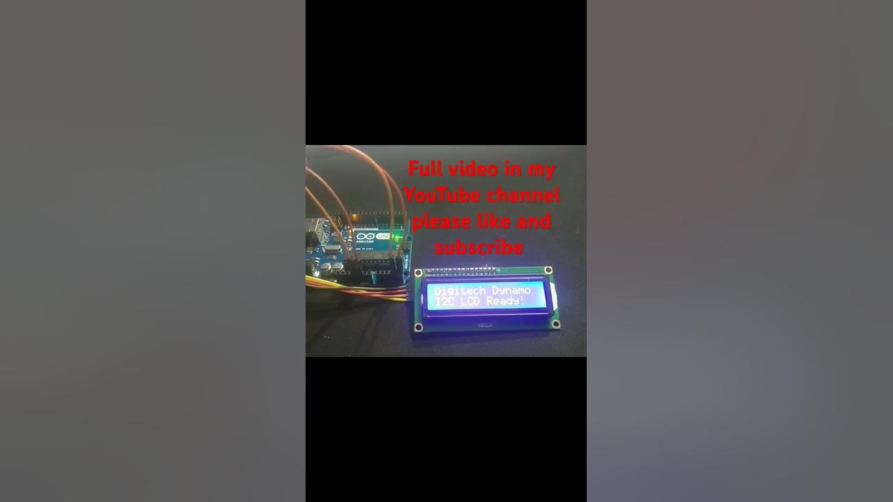 Arduino with I2C LCD Display: Quick and Easy Setup #shorts #arduino #i2cLCD - YouTube