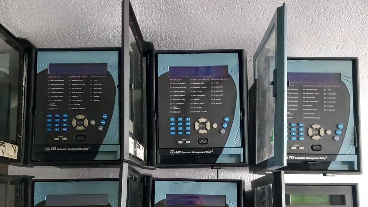 GE MULTILIN SR489 GENERATOR MANAGEMENT RELAY SR489-P1-LO-A20 PRISTINE ...