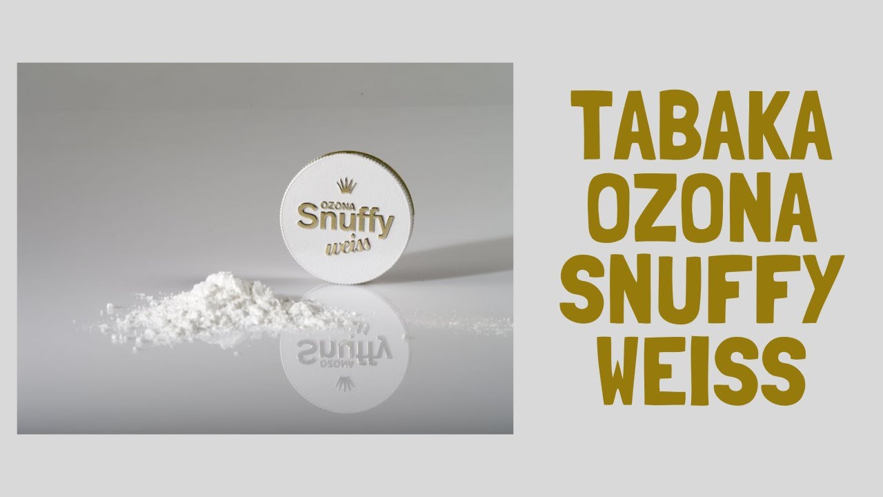 Tabaka biała OZONA SNUFFY WEISS Recenzja - YouTube