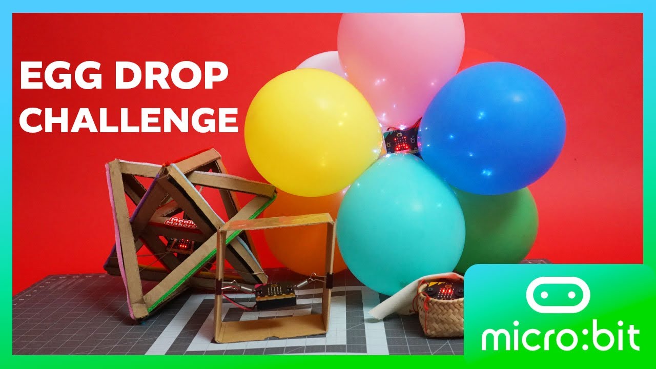 Tutorial con micro:bit 🪂🥚 Egg drop Challenge - MoonMakers - YouTube