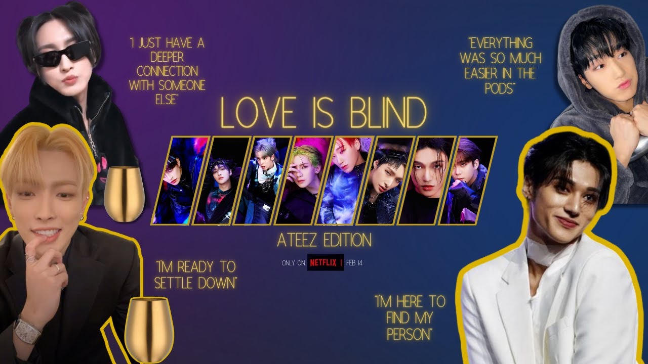 love is blind (ateez edition) | ateez's awkward "blind dates" - YouTube