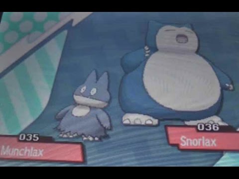 Pokèmon Sun Munchlax Evolves in Snorlax - YouTube