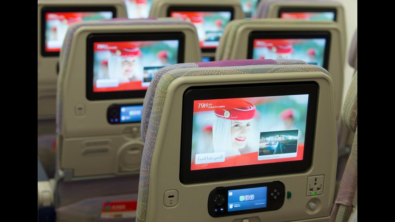 Emirates airline Announcements before take off - YouTube