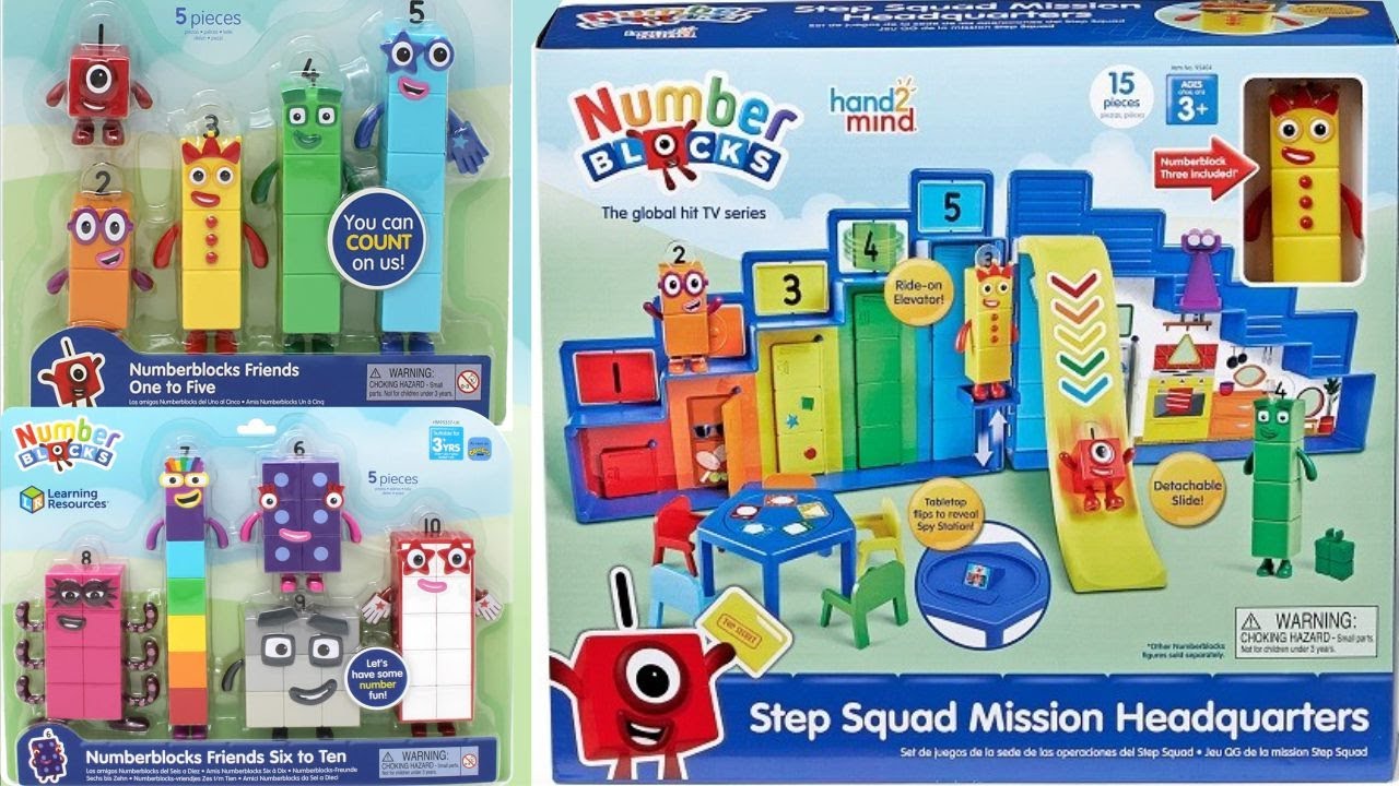 Numberblocks – Unboxing Numberblock Hand 2 Mind Friends 1 to 10 ...