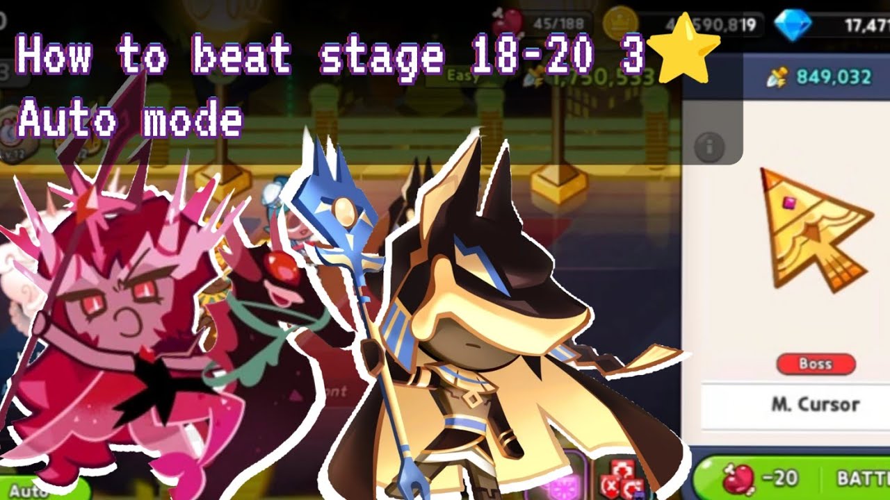 cookie run kingdom| tutorial how to beat 18-20 3⭐ auto mode |CRK - YouTube