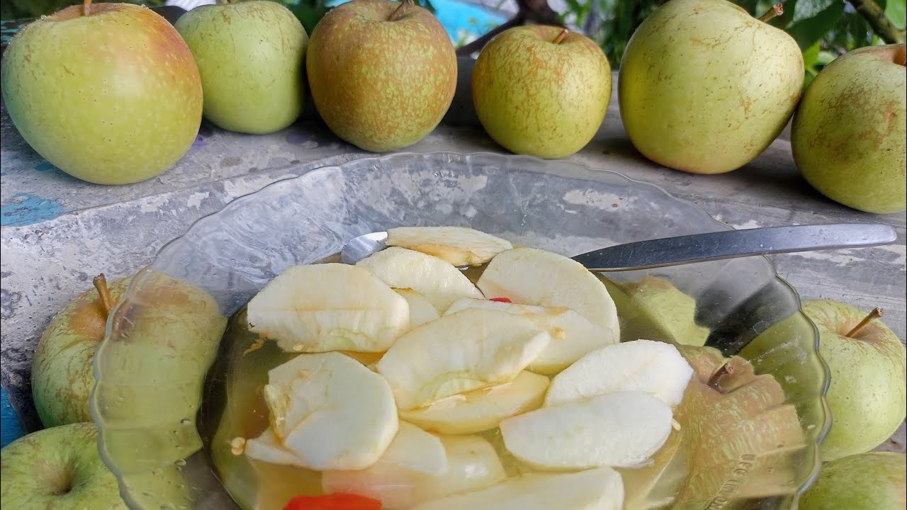 Manisan atau Asinan Apel Malang Segar? - YouTube