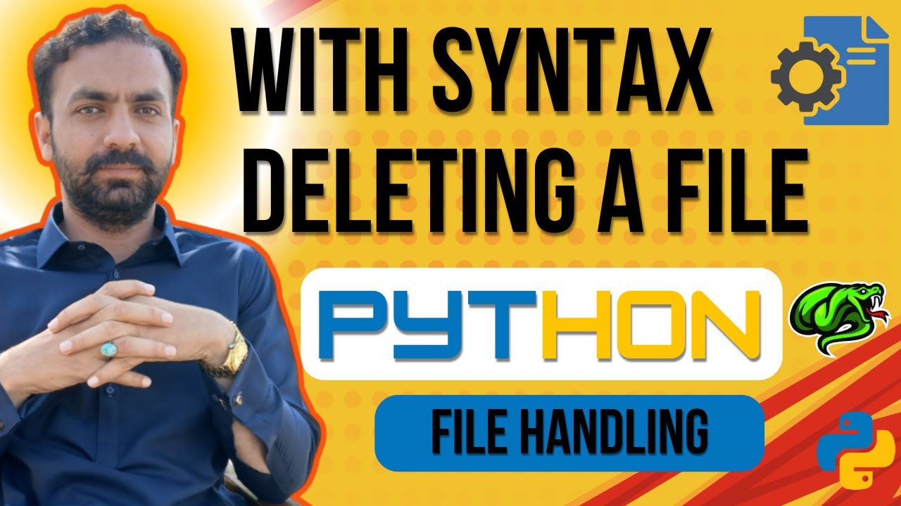 Lec-42: with statement in python| file i/o in python | python full course - YouTube