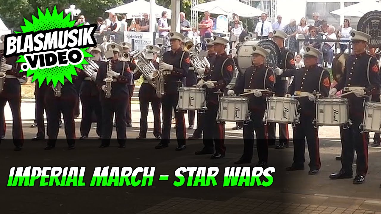 🟢 Imperial March - Star Wars Theme 🎼 | Iserlohner Stadtmusikanten ...