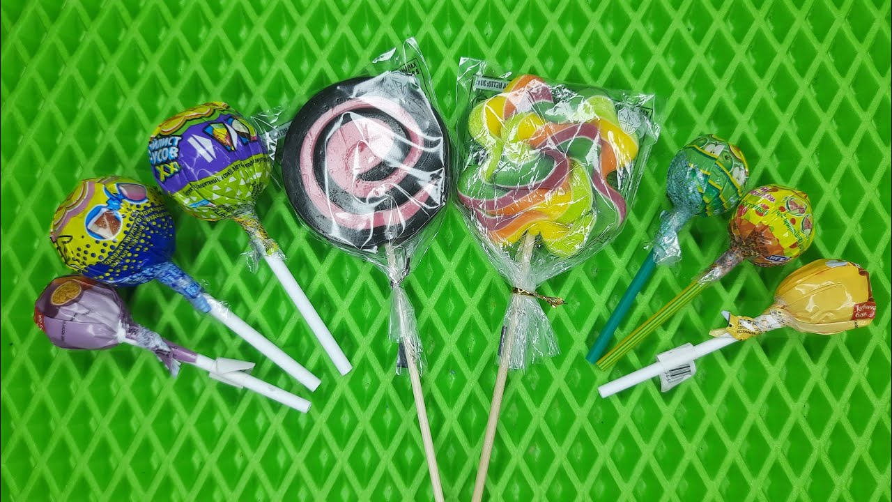 Satisfying Video | Lollipops and Sweets ASMR Opening - Yummy Rainbow ...
