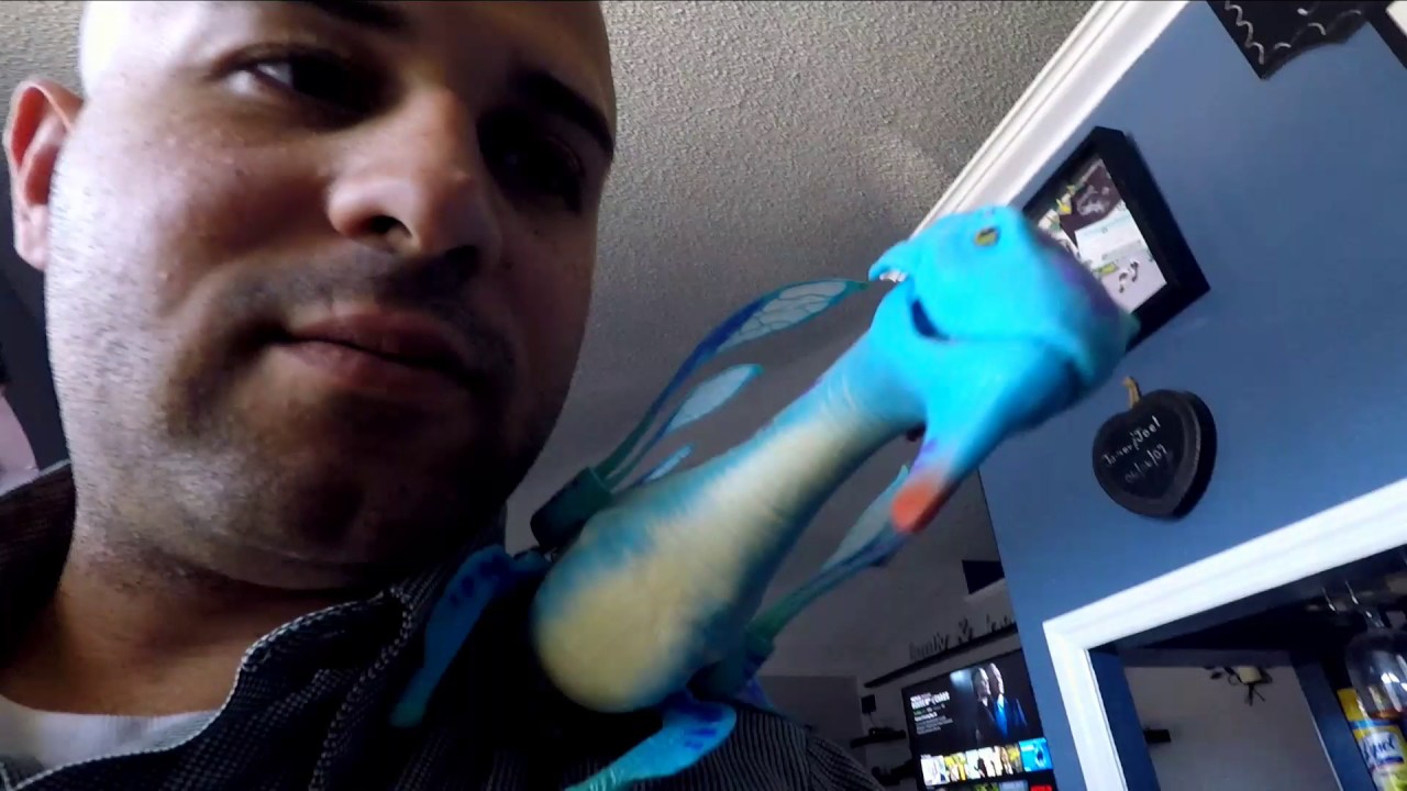 A real banshee from avatar!!! - YouTube