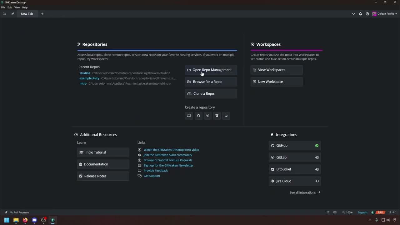 How to use GitKraken studio 2.0 | Episode 4 | Opening a repository - YouTube