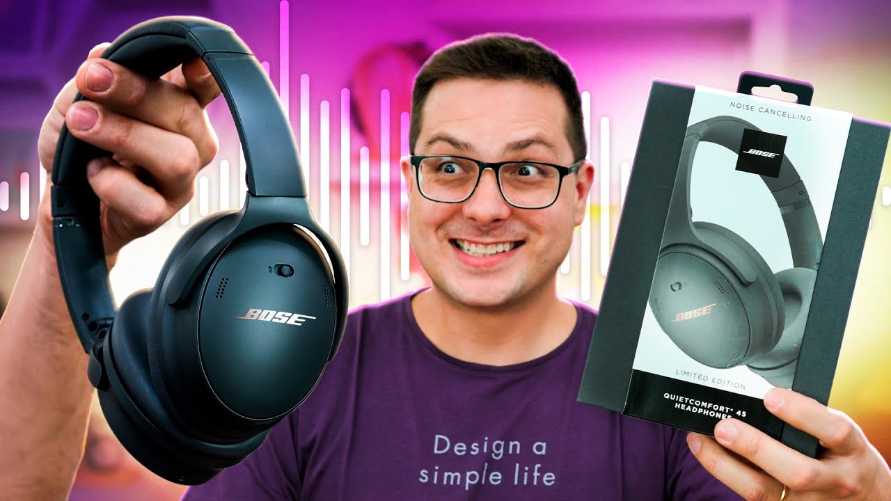 COMPREI o FAMOSO fone BOSE QC45 que é AMADO nos USA!! mas SERÁ que é ...