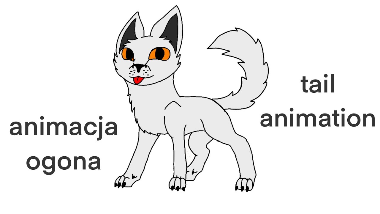 Wilk - animacja ogona / Wolf - tail animation - YouTube