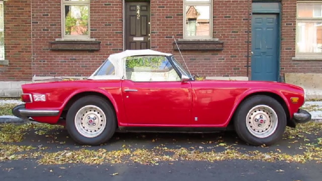 BEAUTIFUL '74 TRIUMPH TR6 SEEN IN MONTREAL - 10-12-19 - YouTube