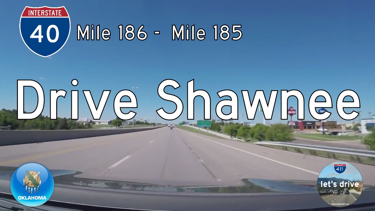 Interstate 40 - Mile 186 - Mile 185 - Oklahoma | Drive America's ...
