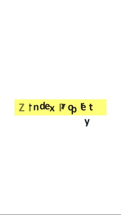 Z-Index Property in CSS #shorts #shortvideo #css #html #webdevelopment #computereducation - YouTube