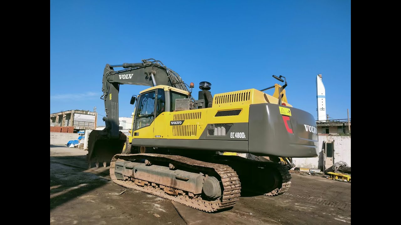 VOLVO EC480 HEAVY EXCAVATOR MACHINE - YouTube