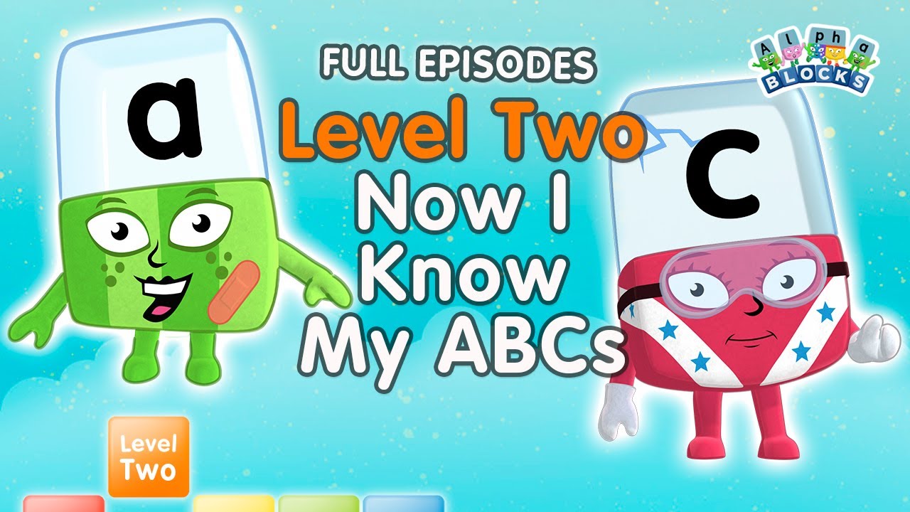 #Stayathome - Alphablocks Level Two | FULL EPISODES | Now I know My ...