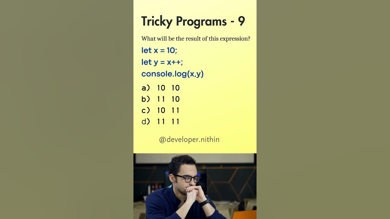 Tricky questions | Coding #jobs #coding Subscribe for more - YouTube