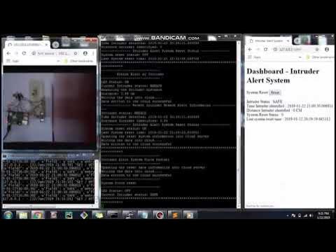 Intruder Alert System Project Demo - using Raspberry PI, Python and ...