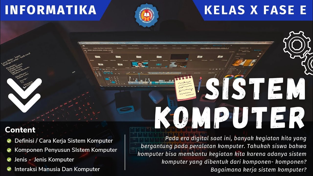 Materi Sistem Komputer Diferensiasi Konten Audio Visual Mapel Informatika SMA Fase E - YouTube