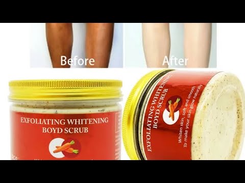 best carrot whitening body scrub - YouTube