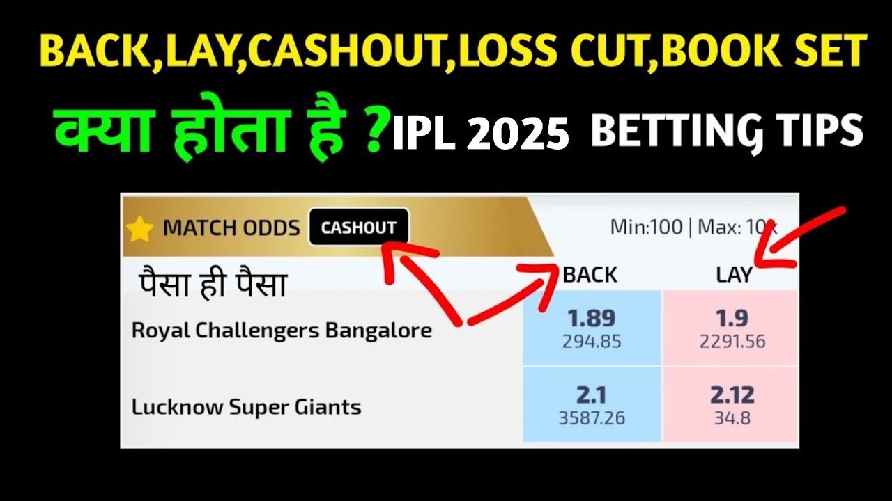 World Cup 2024 me Lay Back aur Cashout kaise kare,Lay Back Betting Tips ...