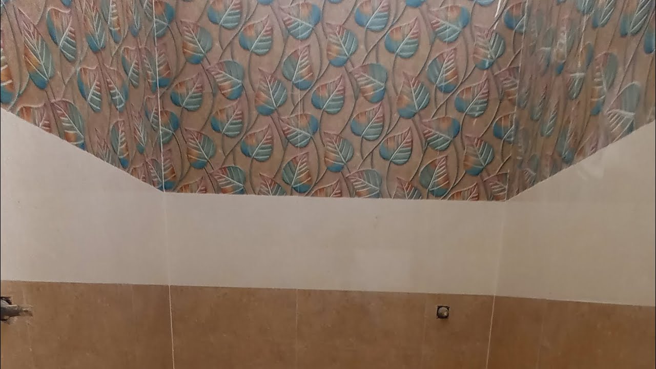 18"/12",bath room wall tiles laying with Cement plastering and corner ...