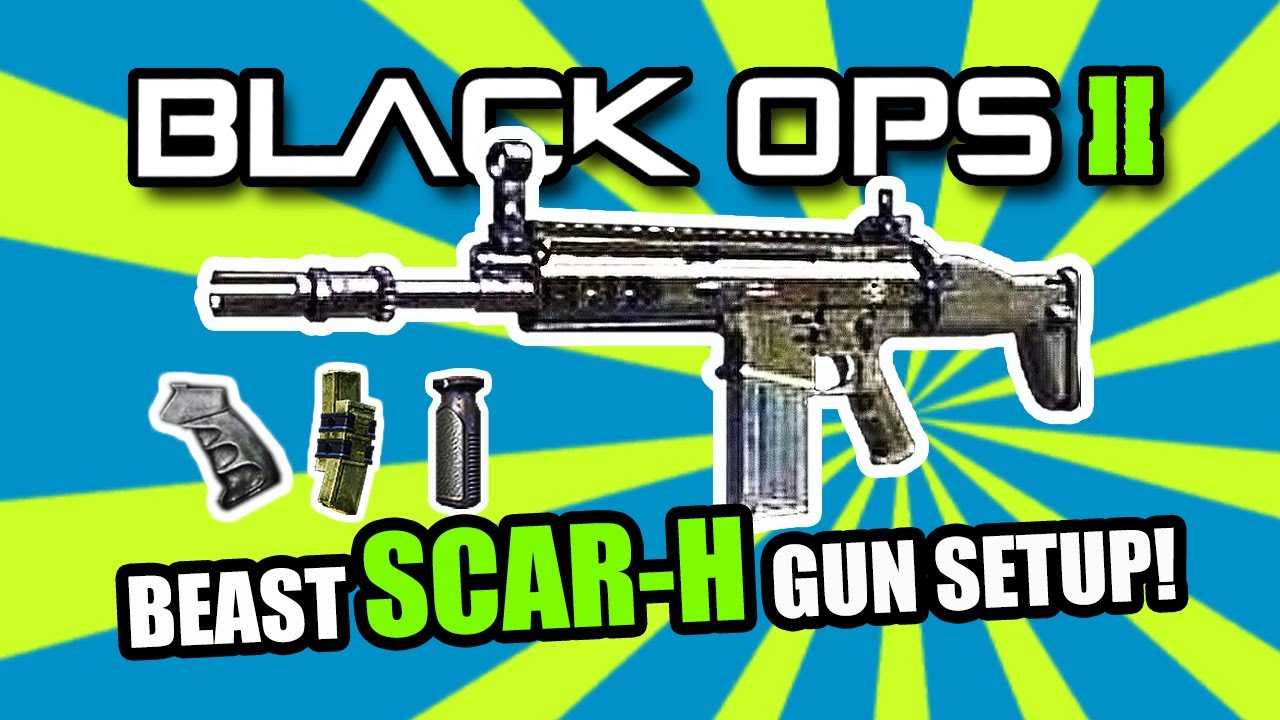 Black Ops 2: BEST ASSAULT RIFLE | SCAR-H (BO2 Multiplayer Gameplay ...