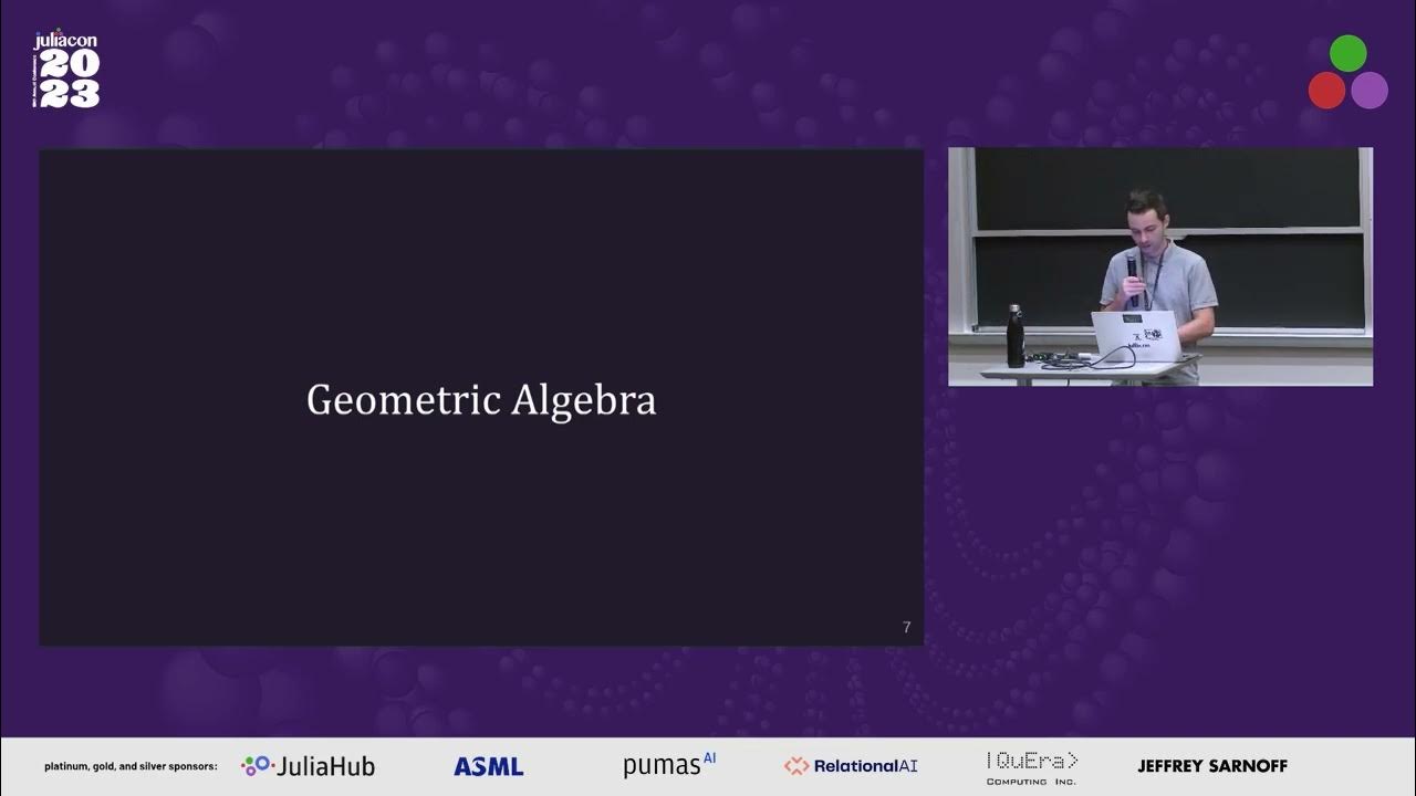 Geometric Algebra at Compile-time with SymbolicGA.jl | Cédric Belmant | JuliaCon 2023 - YouTube